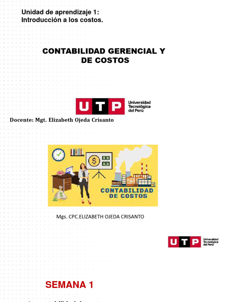 Introducción a la Contabilidad de Costos | PDF | Business | Contabilidad