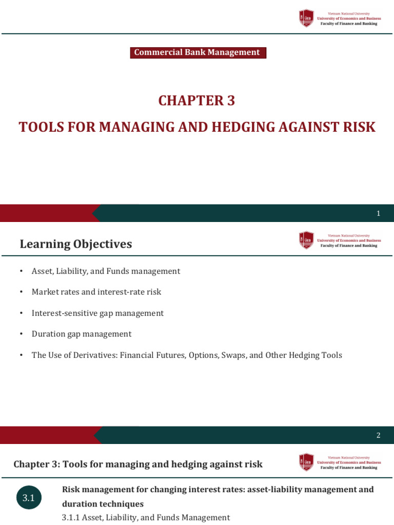 QTNHTM - Chapter 3 - Tools For Managing and Hedging Against Risk | PDF ...