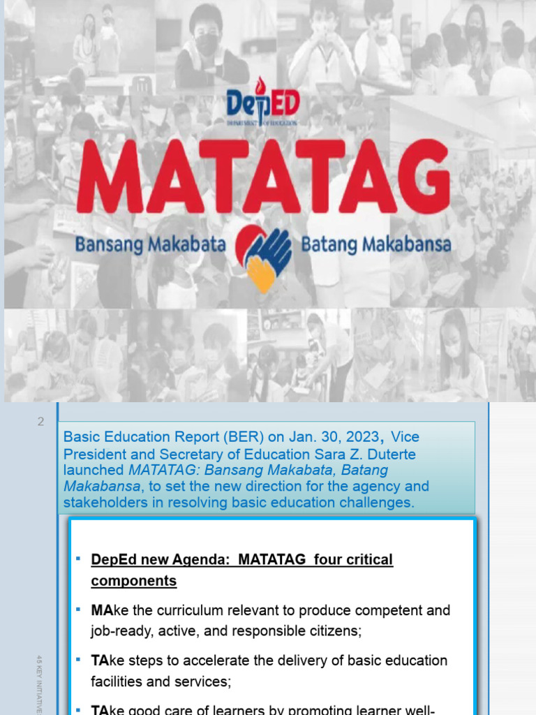 THE-MATATAG-AGENDA-1 | PDF | Curriculum | Learning