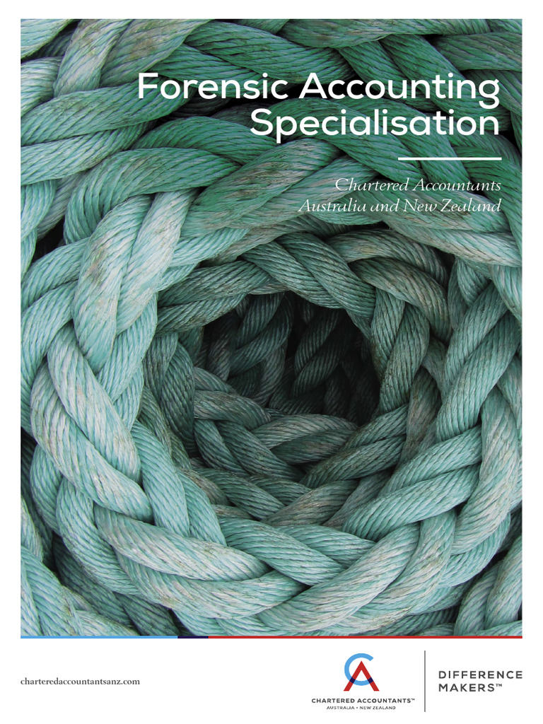 Forensic Accounting Specialisation Brochure | PDF | Accounting | Accountant