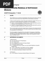 Aashto T 180 | PDF | Density | Soil