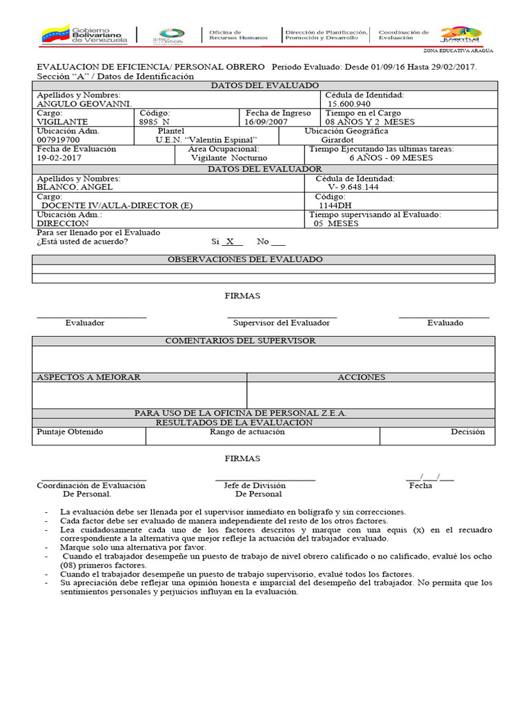 Giovanni Angulo 2016 - 2017 | PDF | Toma de decisiones | Regulación