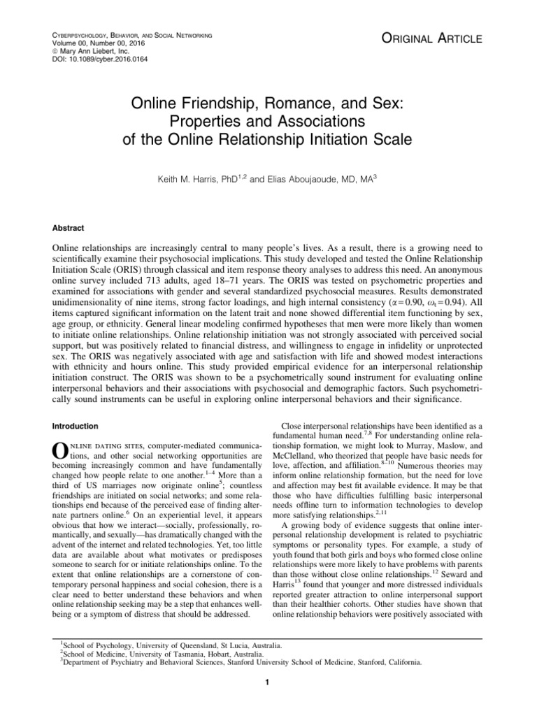 Oris Scale | PDF | Psychometrics | Interpersonal Relationships