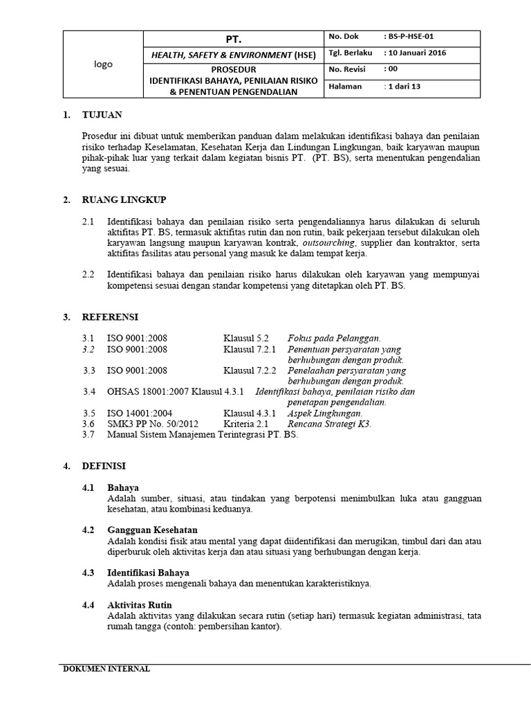 Sop Ibpr | PDF | Bisnis