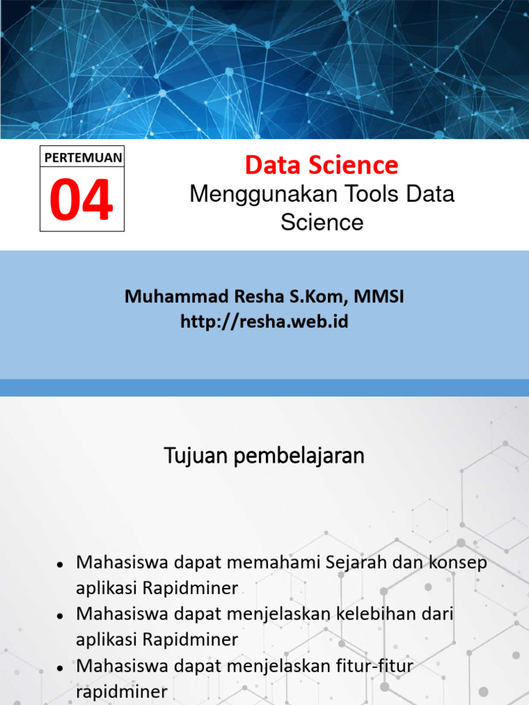 DataScience-Pertemuan-04-Menggunakan Tools Data Science | PDF