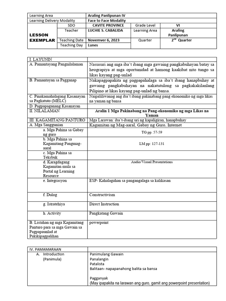 Q2 Ap Week1 Day1 | PDF