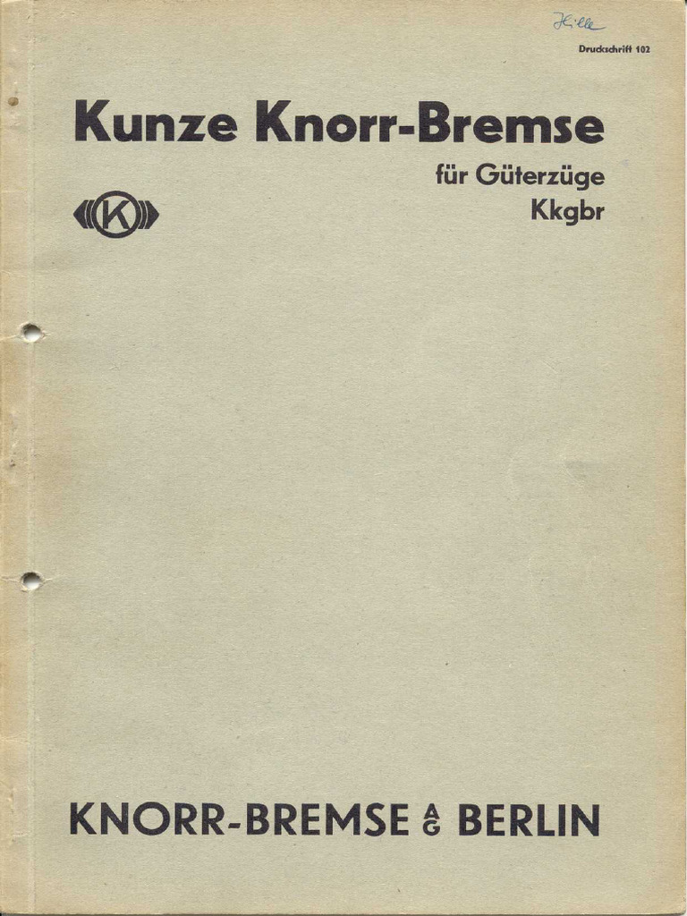Kunze Knorr Brake Manual1 | PDF