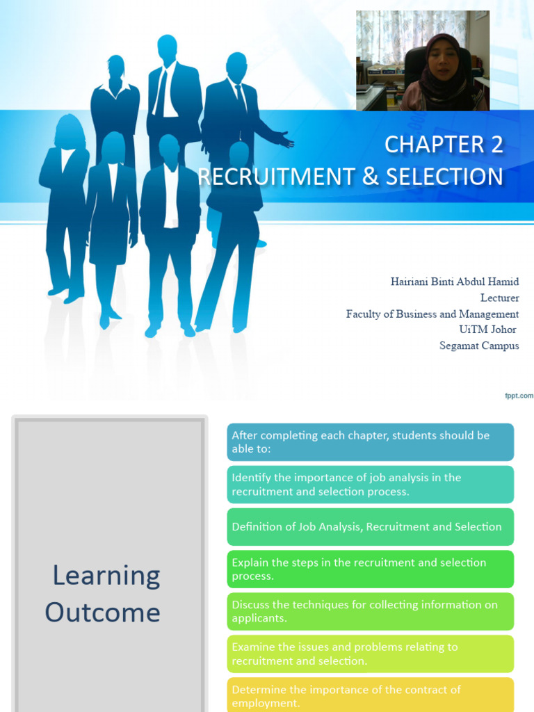 Chapter 2 - Recruitment & Selection | PDF | Recruitment | Employment