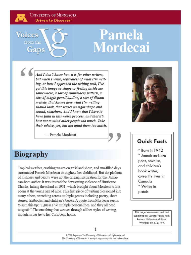 Mordecai, Pamela | PDF