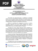 Narrative Report On Graduation 2019 | PDF