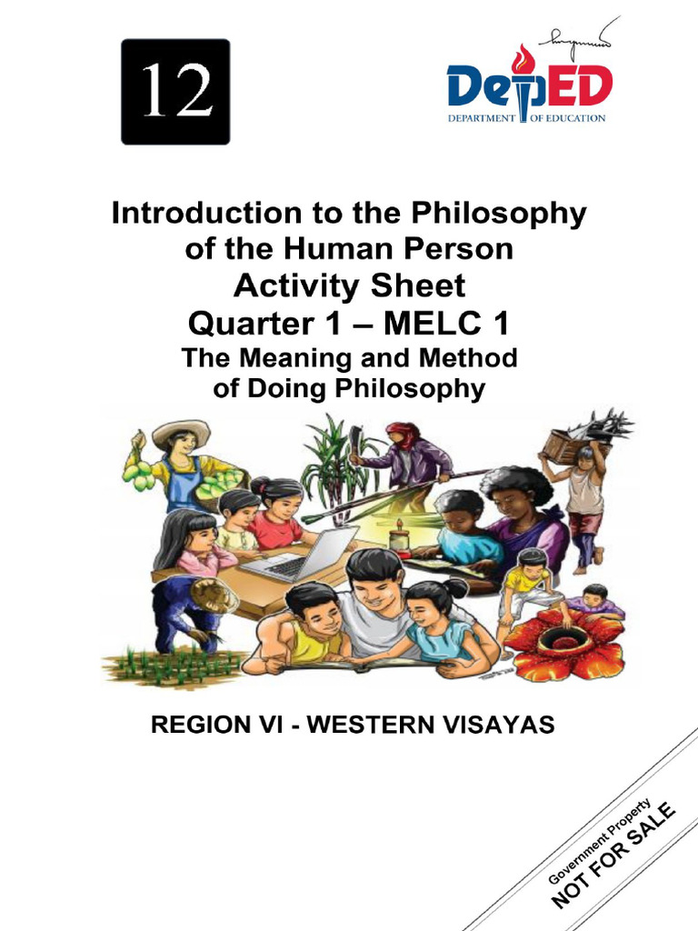 Introduction To The Philosophy of The Human Person 12 LAS 1 | PDF