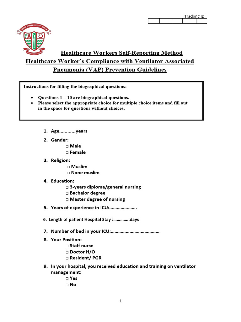 VAP Compliance for Healthcare Workers | PDF | Public Services | Social ...