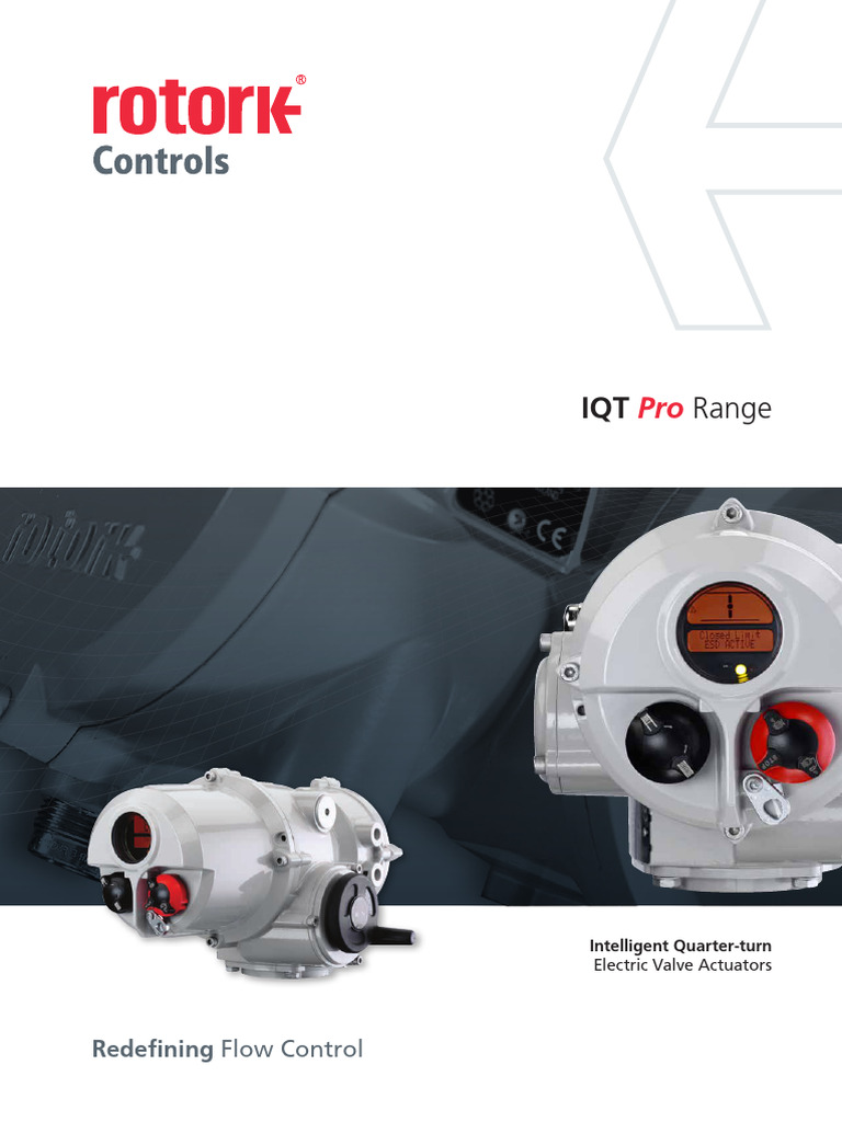 Rotork IQT Pro - Pub002-010-00 - 0915 | PDF | Actuator | Valve