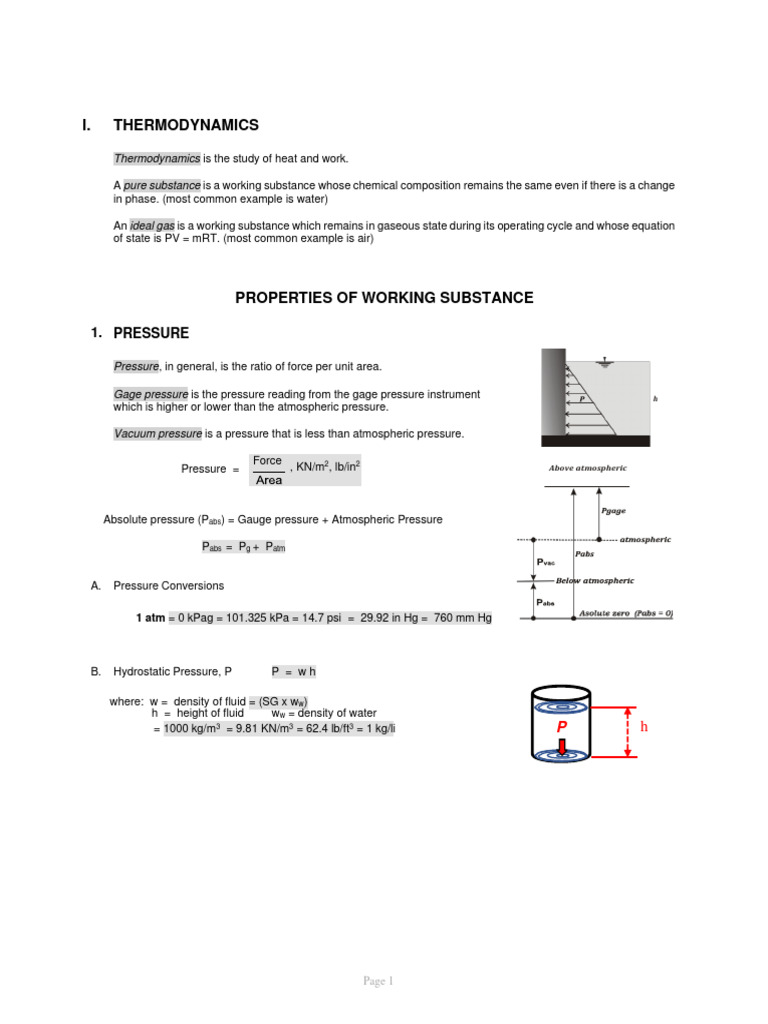 Thermo Prelim Module | PDF | Gases | Pressure