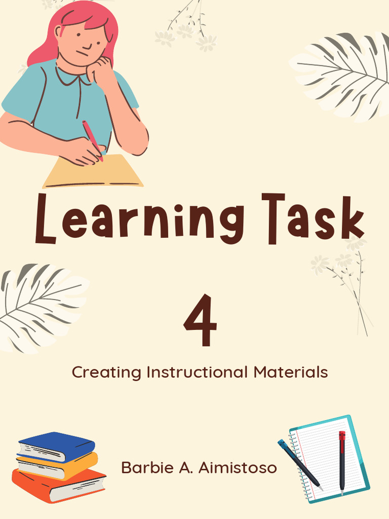 Learning TAsk 4 - Amistoso B. | PDF | Educational Technology | Learning