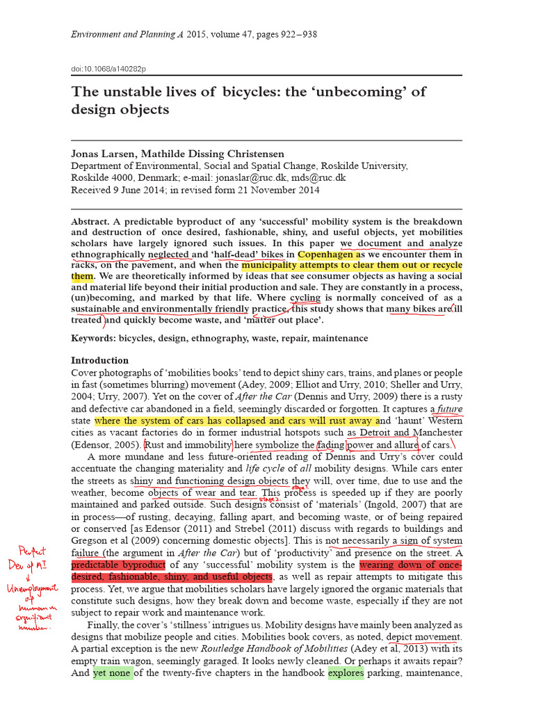 Larsen_and_Christensen_The_unstable_lives_of_bicycles | PDF ...