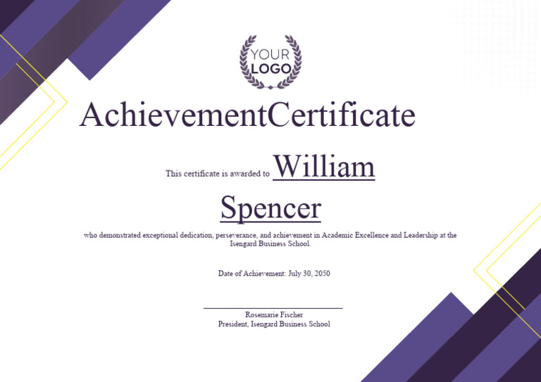 Avery-Certificate-Template | PDF