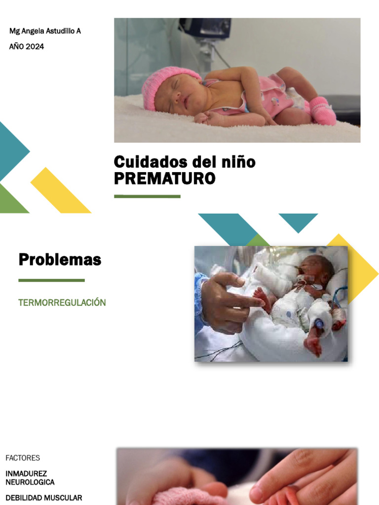 Problemas Del Niño Prematuro | PDF | Parto prematuro | Especialidades Medicas