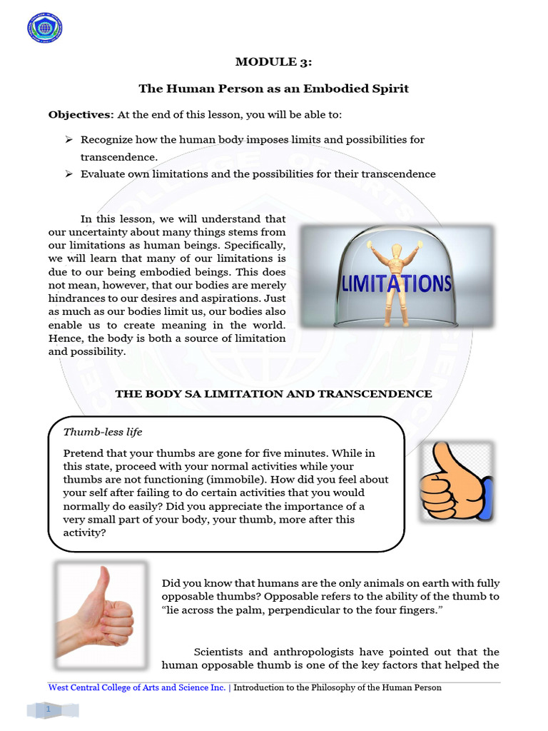 Human Body: Limits and Possibilities | PDF | Superman | Human