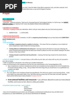 DRIVING NC II Orientation | PDF | Learning | Curriculum