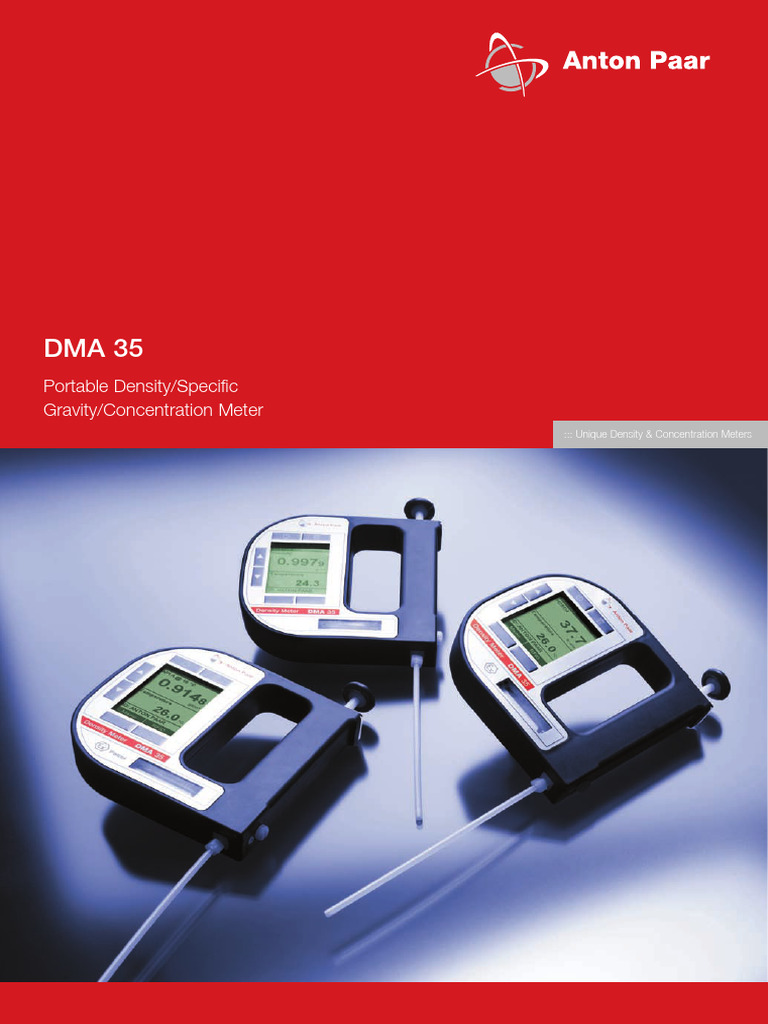 Densimetro DMA 35 | PDF | Radio Frequency Identification | Computing
