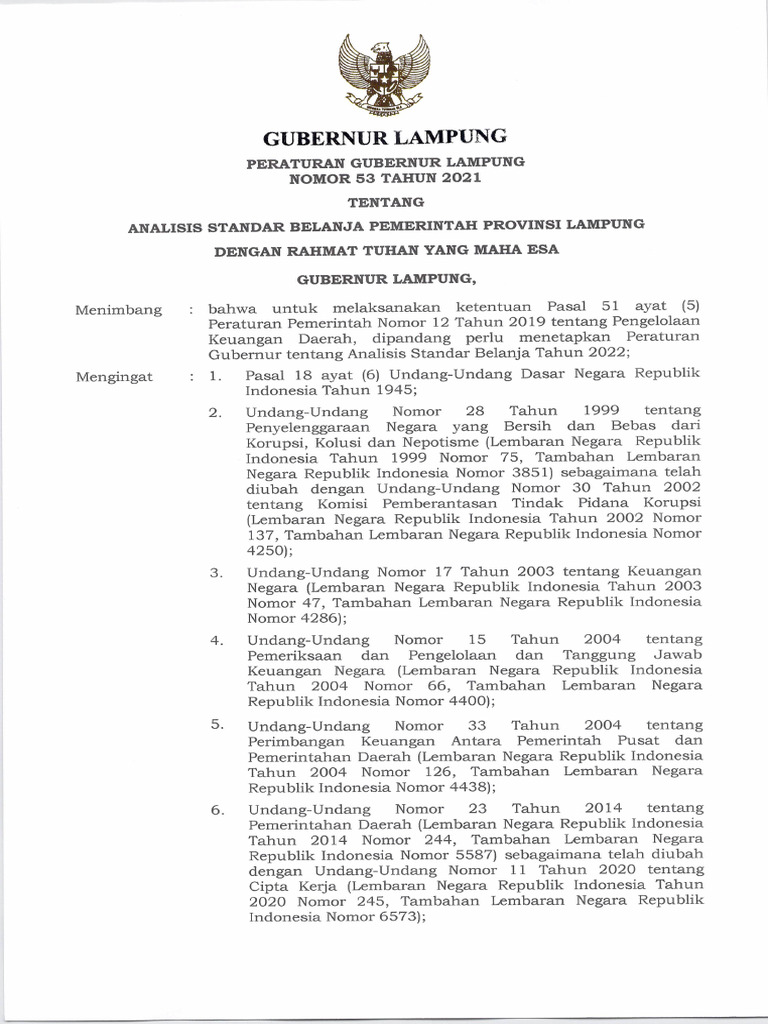 Pergub 53 ASB | PDF