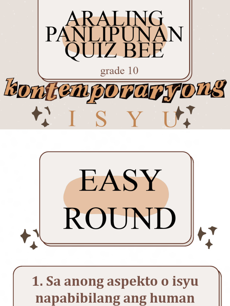 Ap Quiz Bee 10 | PDF