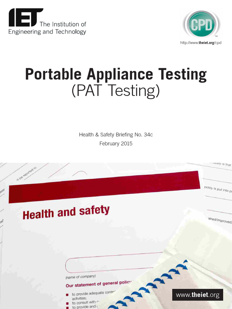 Pat Testing Guide 7 | Download Free PDF | Safety