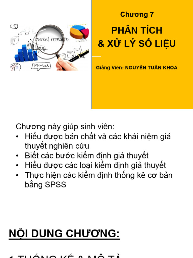 Chương 7 Phan Tich Va Xu Ly Du Lieu | PDF