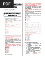 Ejercicios Resueltos - Valor de Verdad | PDF | Proposición | Matemáticas