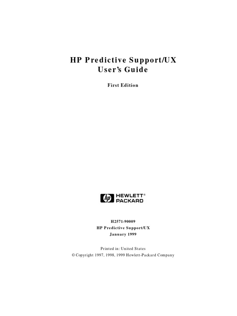 Predictive HP Ux | PDF | Computer Hardware | Computing