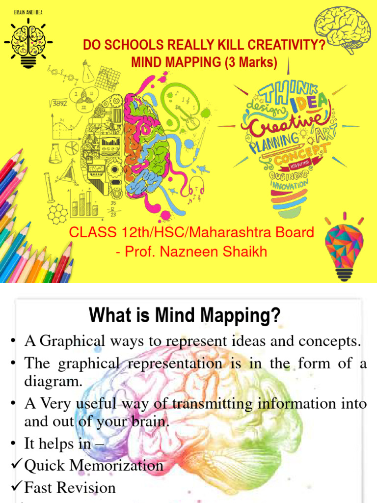 3.2 Do Schools Really Kill Creativity - Mind Mapping | PDF
