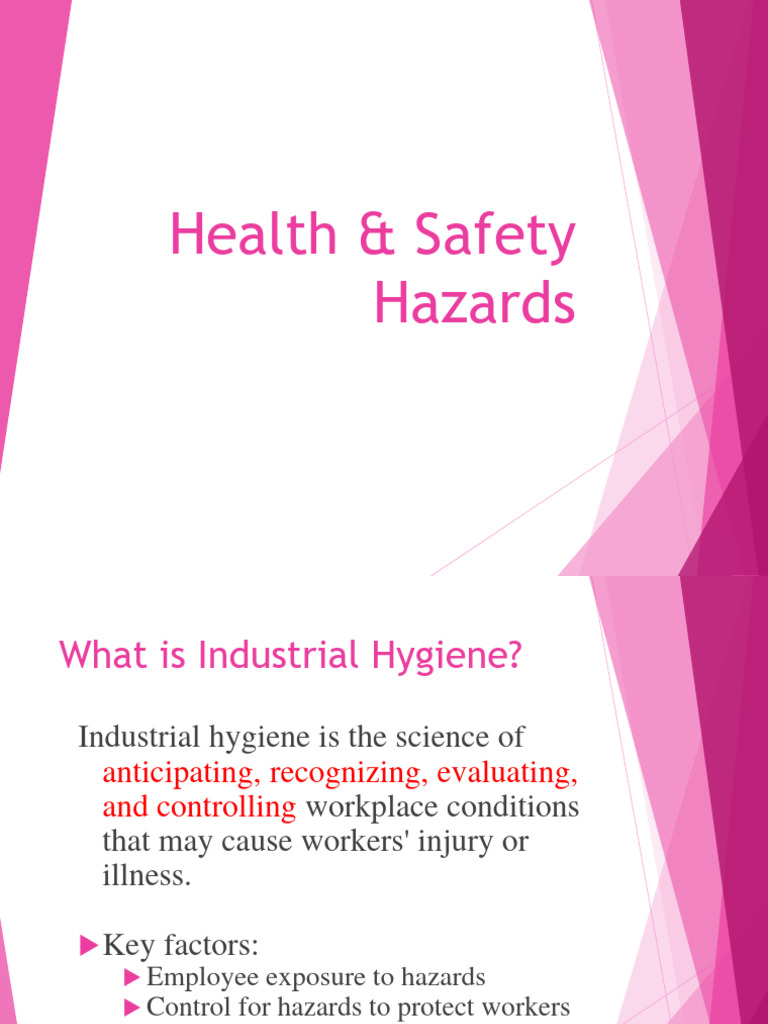 Health & Safety Hazards | PDF | Personal Protective Equipment | Hazards Health & Safety Hazards | PDF | Personal Protective Equipment | Hazards