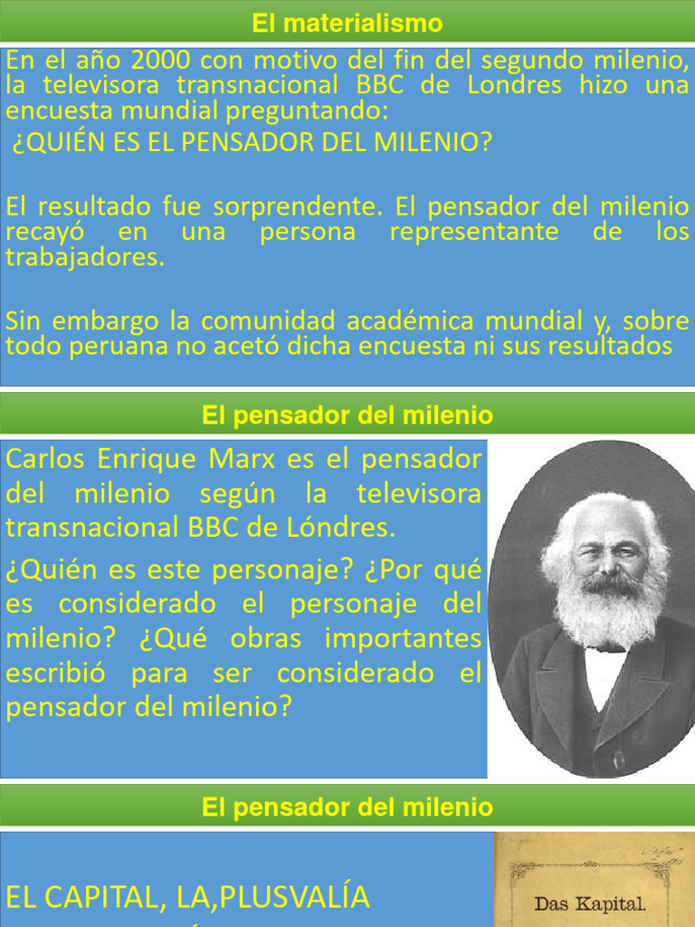 El Materialismo | PDF | Karl Marx | Friedrich Engels