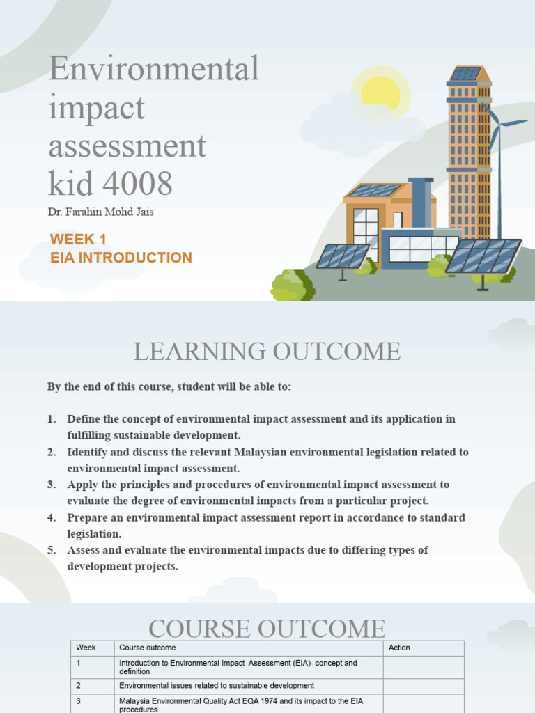 Eia Introduction Pdf Environmental Impact Assessment Sustainability