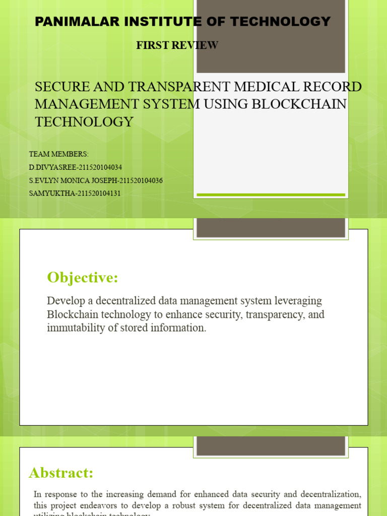 A Novel Blockchain Increases A Security-Based Electronic Health Record ...