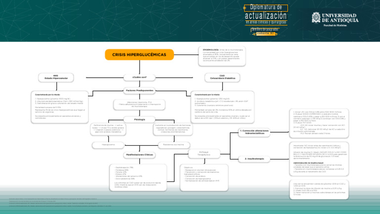 CRISIS HIPERGLUCÉMICAS Infografico | PDF | Causas de la muerte | Endocrino