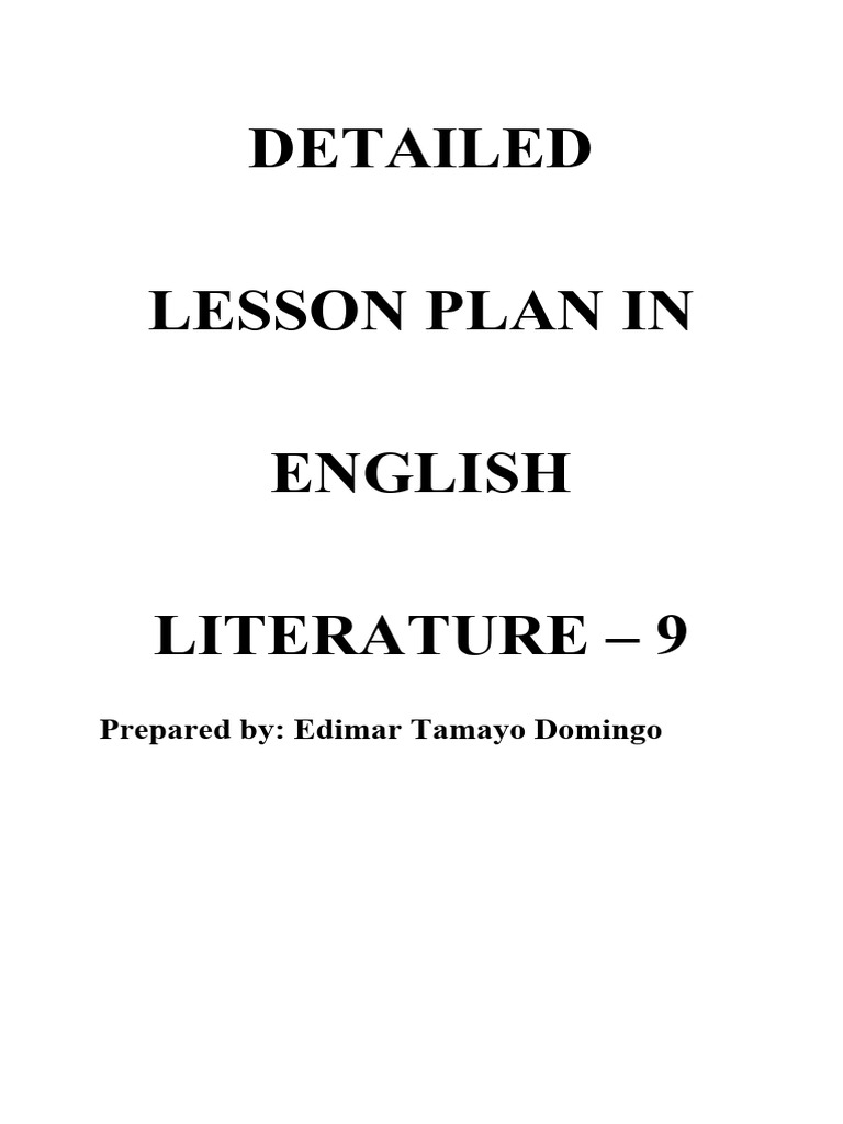 Lesson Plan: Analyzing "Annabel Lee" | PDF | Love | Narration