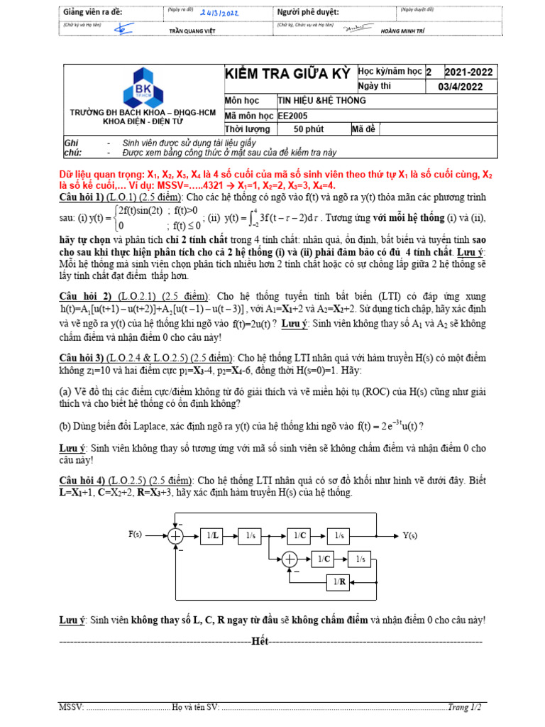 Midterm s2!21!22 DH Sign | PDF