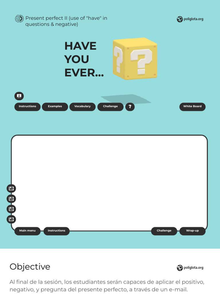 Present Perfect Class | Download Free PDF | Linguistics | Grammar