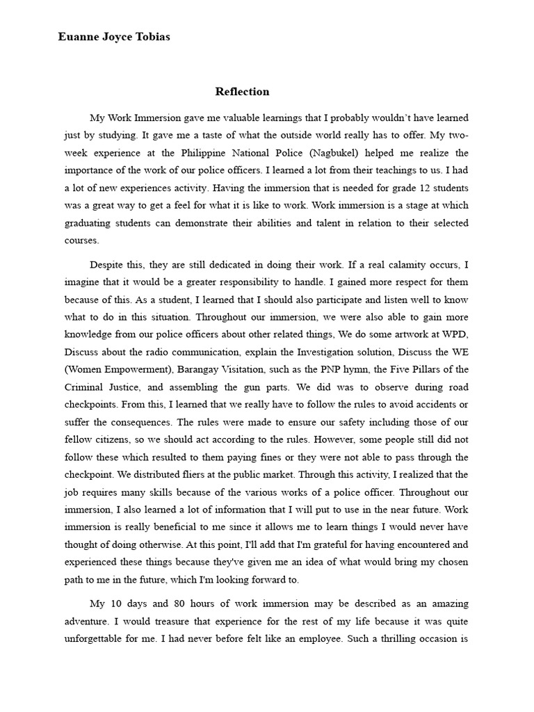 Reflection | Download Free PDF | Cognition