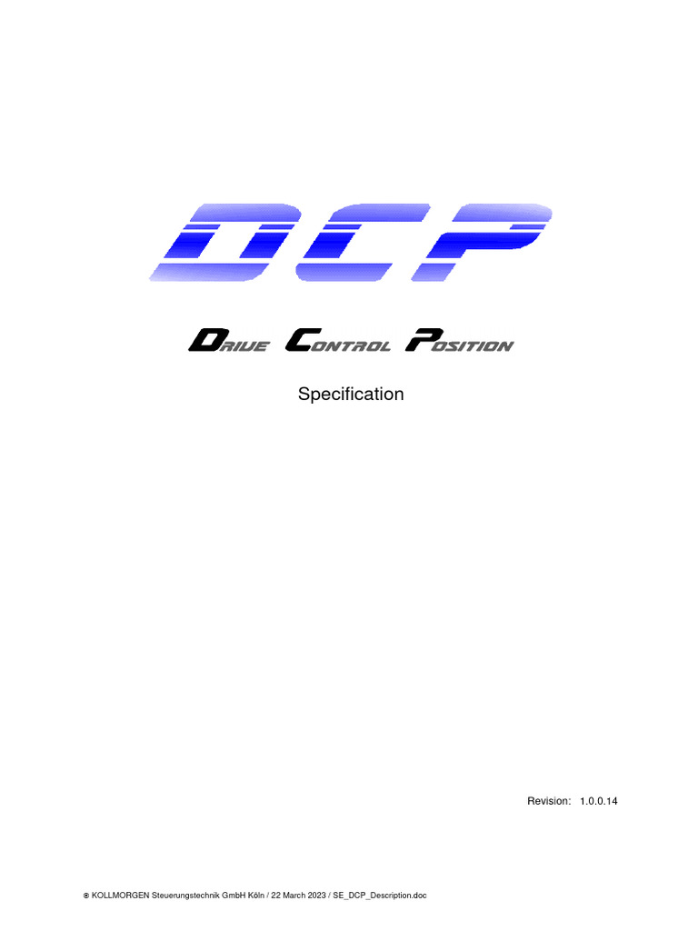 SE DCP Description | PDF | Byte | Information