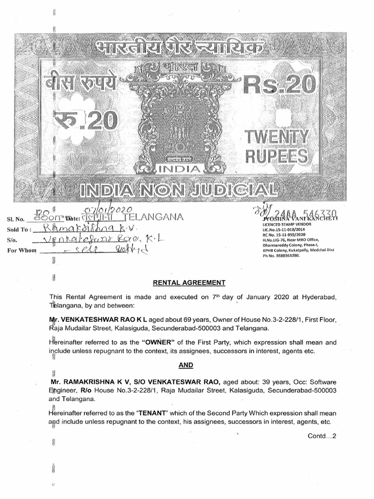 Rental | PDF