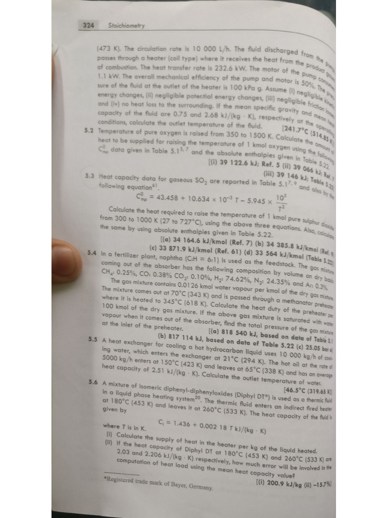 Extra Problems On Energy Balance | PDF