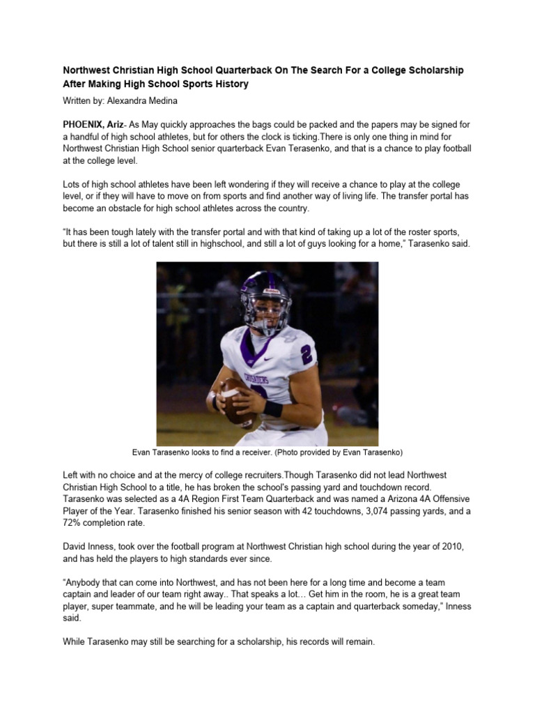 evan tarasenko story | PDF