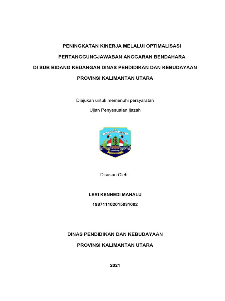 Cover Dan Lembar Pengesahan | PDF