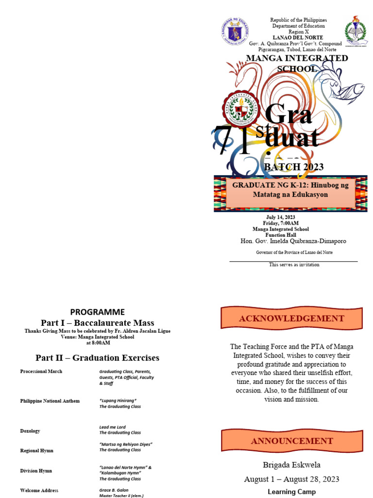 BOOKLET-ELEM | PDF | Dream