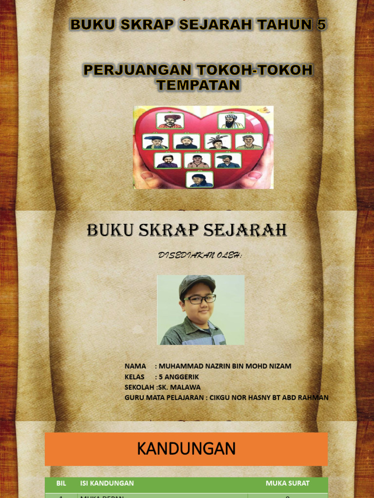 Buku Skrap Sejarah Tahun 5 | PDF