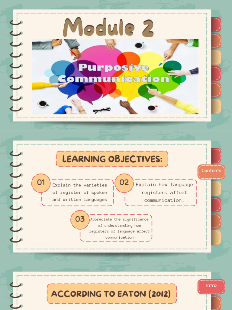 Module 2 - Purposive Communication | PDF | Communication | Human Communication