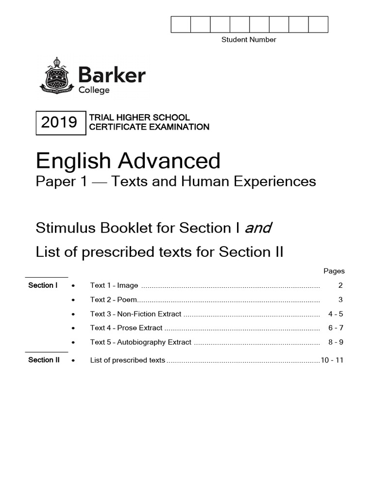 English Advanced Exam Stimulus | PDF | Mystery, Thriller & Crime ...